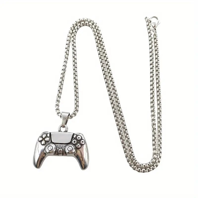 Heavy Stainless Steel Game Controller Pendant w/Box Chain – Sage ...
