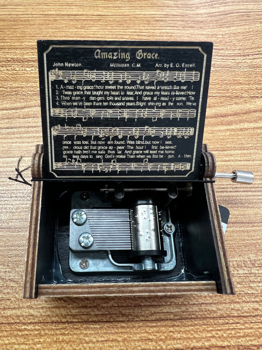 Wooden Crank Music Box: "Amazing Grace" Tune – Sage Inspirations ...